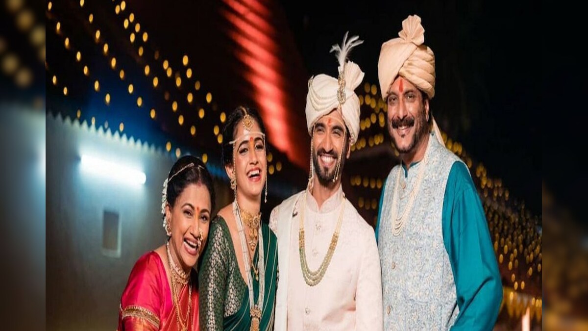 Marathi milind gunaji rani gunaji son abhishek wedding photos viral sp ...