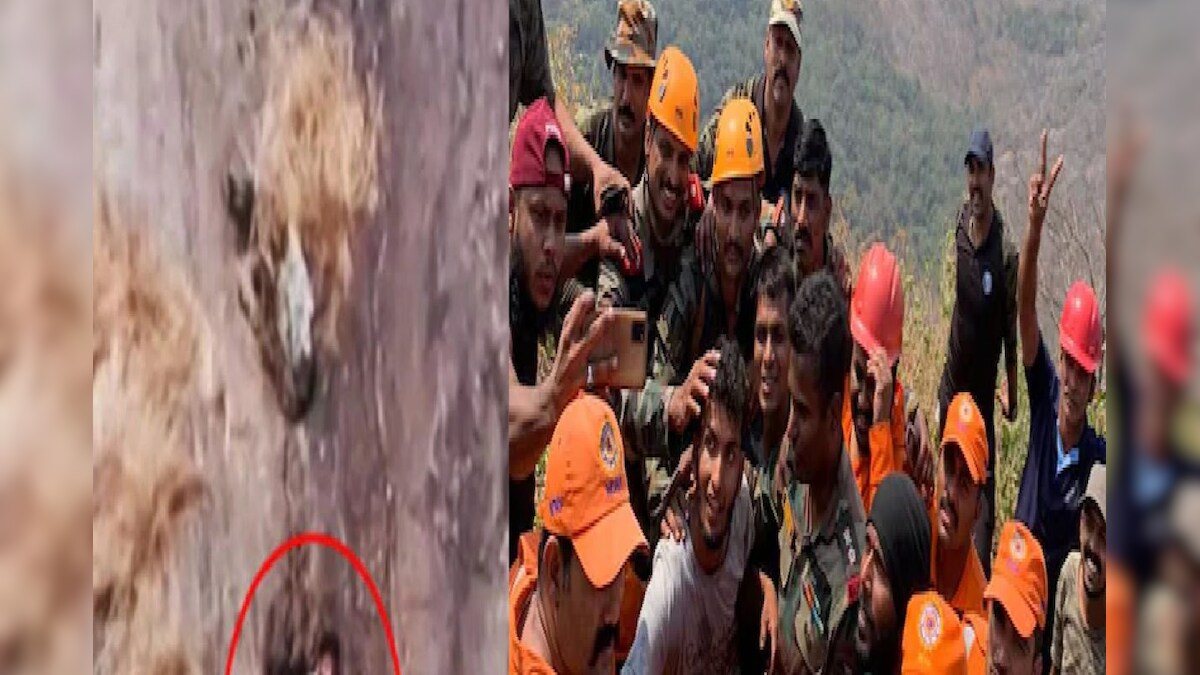 Young man trapped on kerala hill from two days rescue operation indian ...
