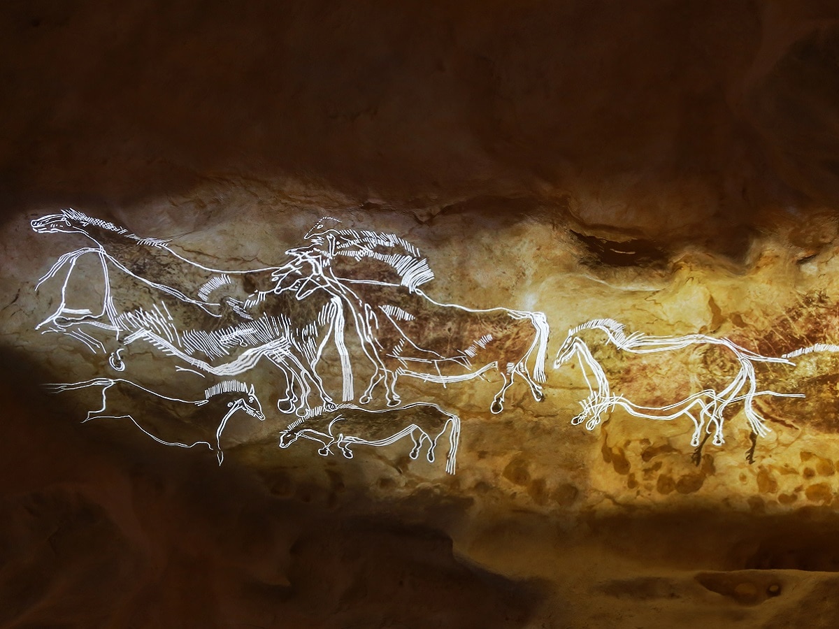 Prehistoric people created art by firelight cave painting new research ...