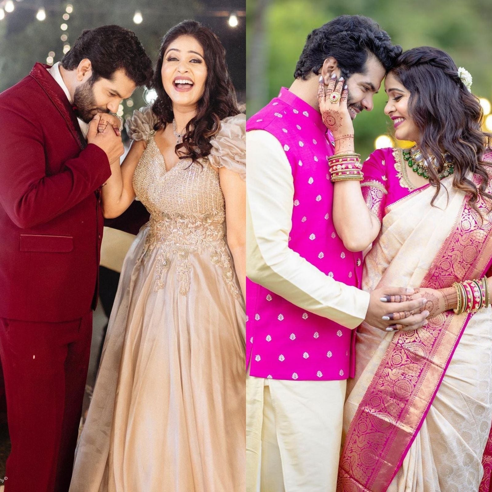 Tv couple anjali and rana da aka hardeek joshi and akshaya deodhar got ...