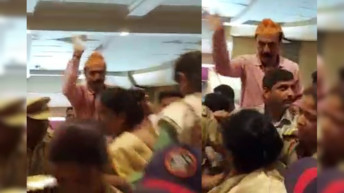 Pune ncp bjp activist clash case filed against three bjp workers over slam ncp woman in bal ...