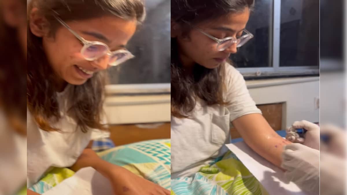 Rohit raut wife singer Juilee joglekar share her new tattoo video on ...