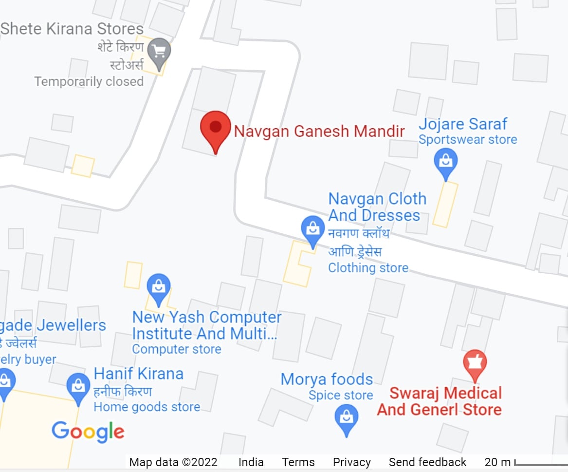 Ganesha temple established by Brahma There are nine Ganesha in Navagan ...