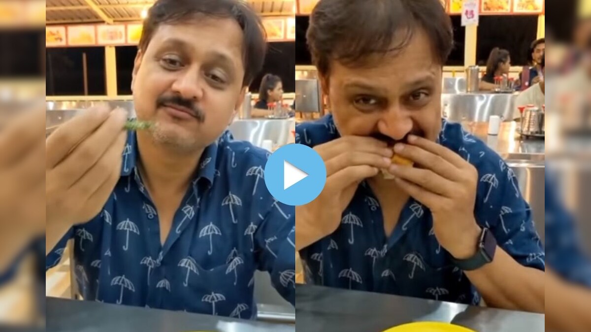 Sah kutumb sah parivar fame actor sunil barve eat vada pav and bhajiya ...