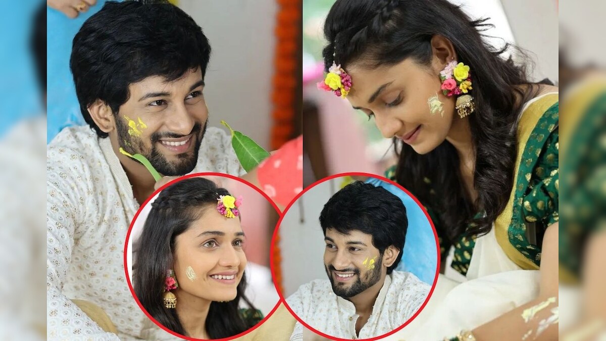 Man udu udu jhala Indra Deepu Wedding haldi ceremony photo viral mhgm ...