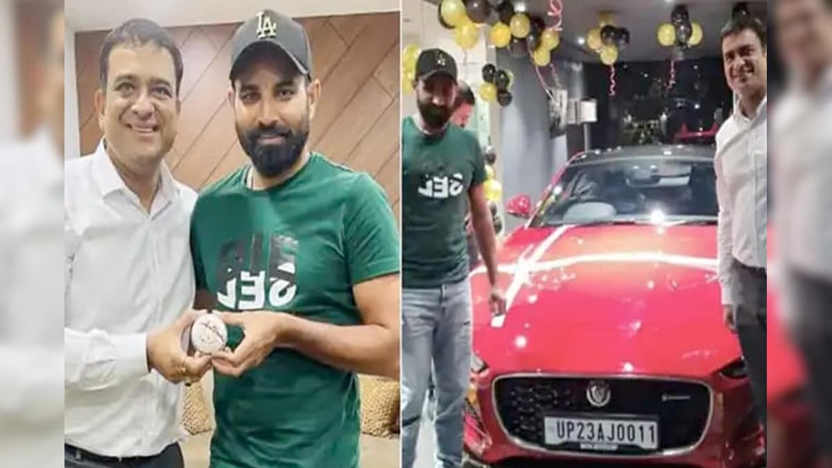 Mohammad shami buys new luxury car jaguar know the price mhsd - मोहम्मद ...