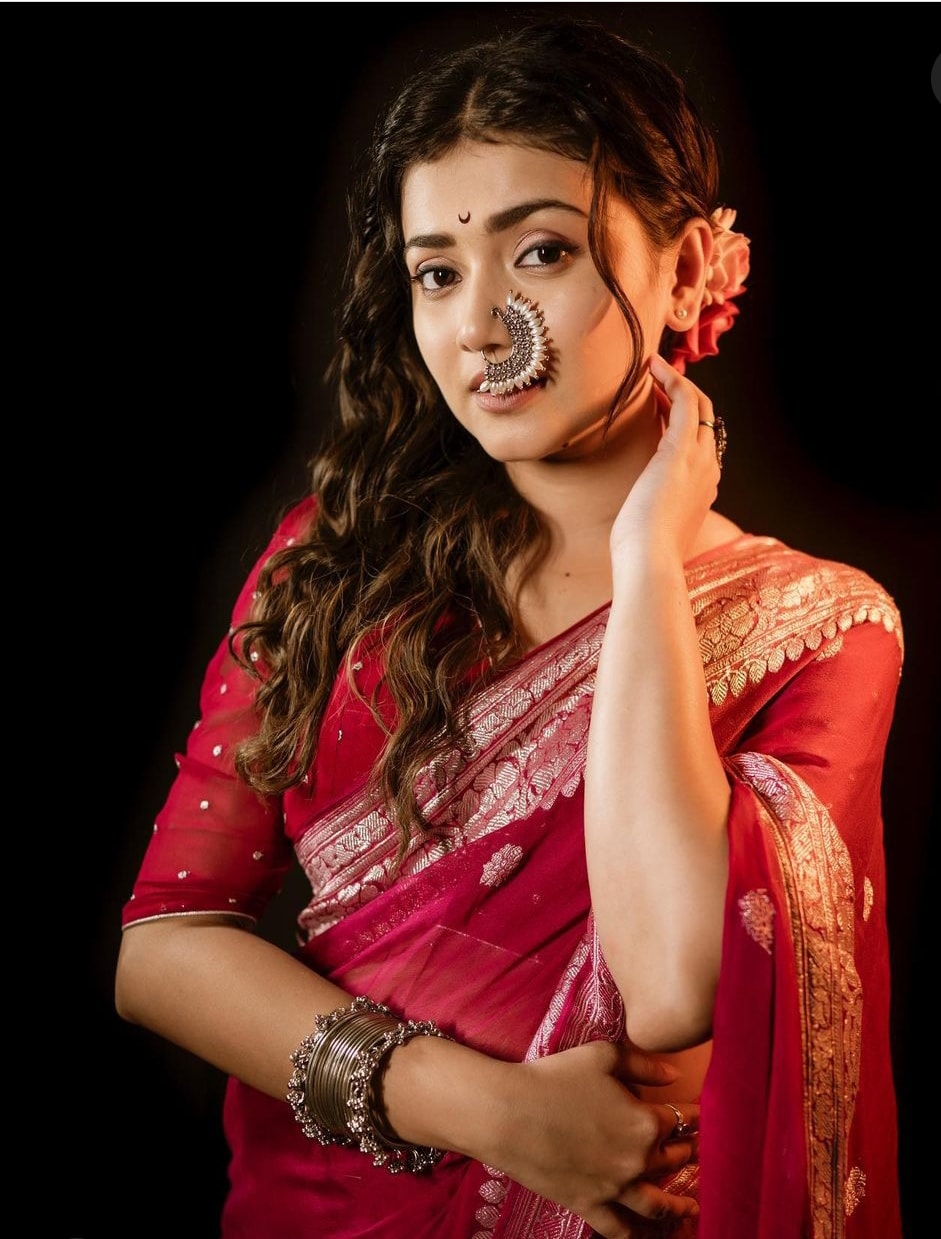 Thipkyanchi rangoli fame appu aka dnyanda ramtirthkar share her saree ...