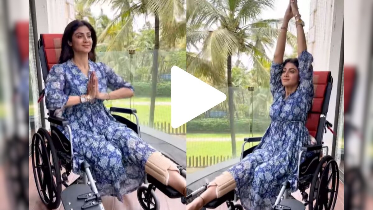 Even with a broken leg shilpa shettys fitness mantra is unstoppable ...