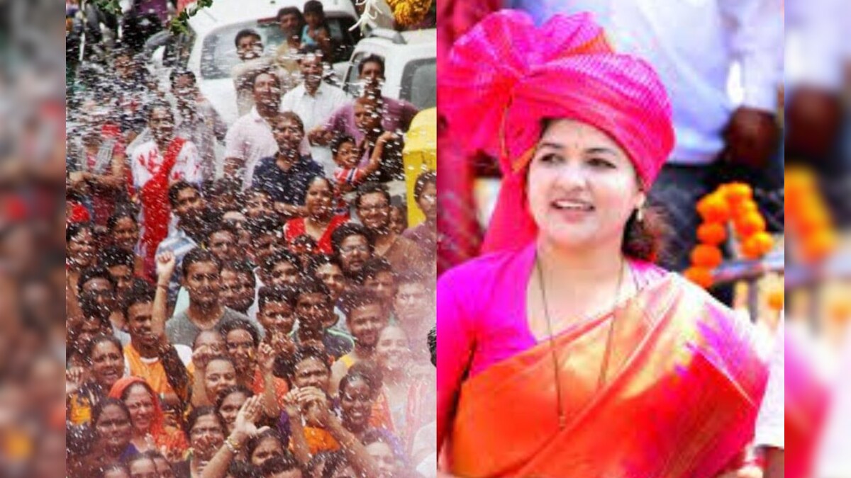 Fighting during dahi handi event of mla shweta mahale in buldhana mhkp ...