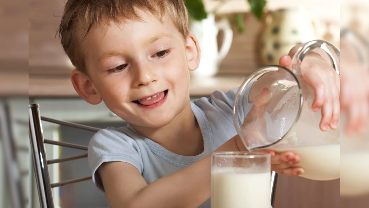 Adding dry fruits powder make milk in this way children like it and get ...
