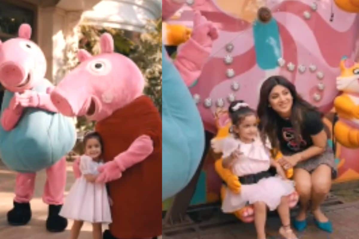 Samisha Kundra : शिल्पाच्या लेकीचा थाटच भारी; चिमुकलीच्या ग्रँड पार्टीत ...