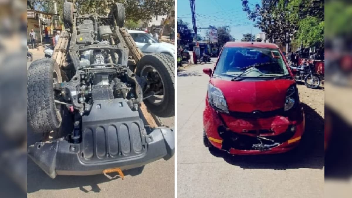 Mahindra Thar Tata Nano Accident: महिंद्रा थार आणि टाटा नॅनोची टक्कर ...