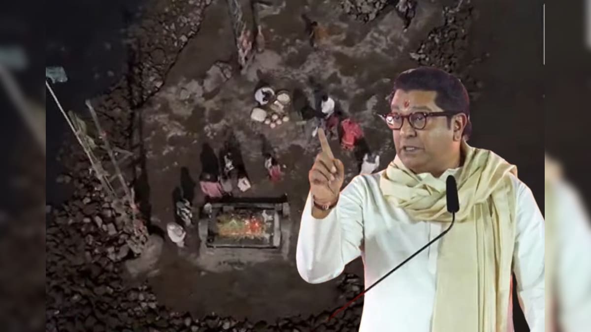 Raj Thackeray Rally : ...तर तिकडेच गणपती मंदिर बांधू, मुंबईतली अनधिकृत ...