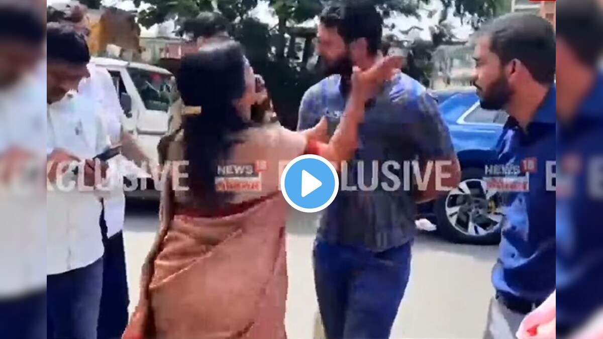 Geeta Jain : आमदार गीता जैन यांची पालिका अभियंत्याला मारहाण, Video – News18 लोकमत