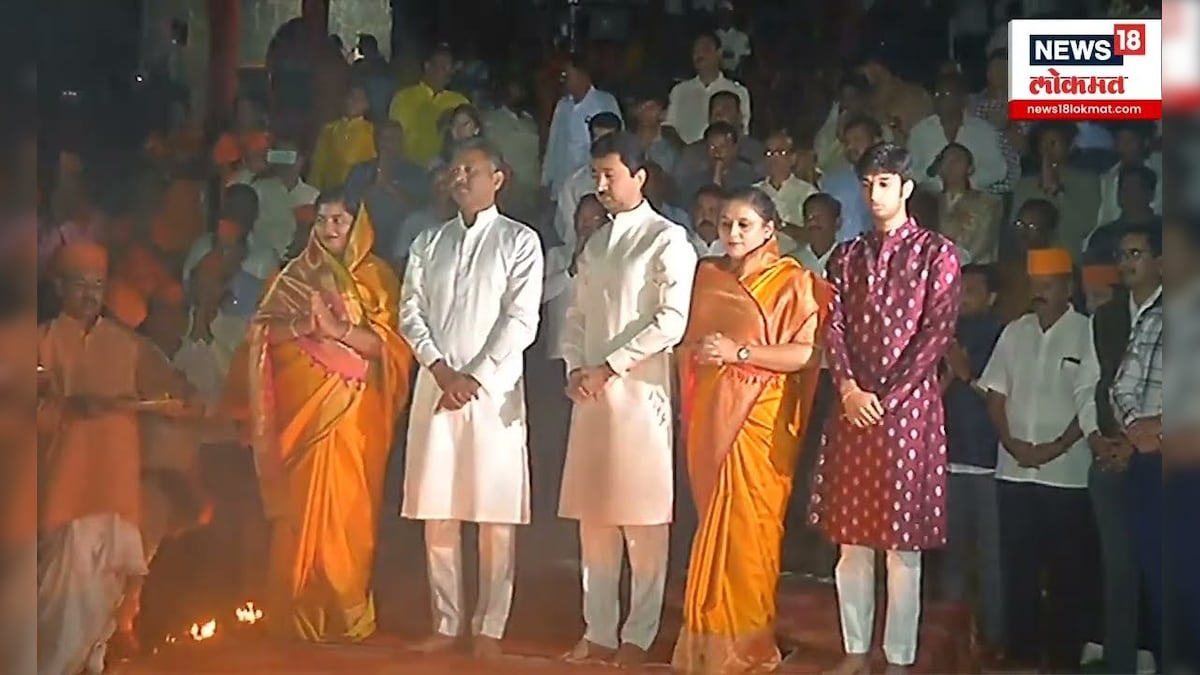 Kolhapur मध्ये Sambhaji Raje Chhatrapati यांच्याकडून महाआरती | N18V