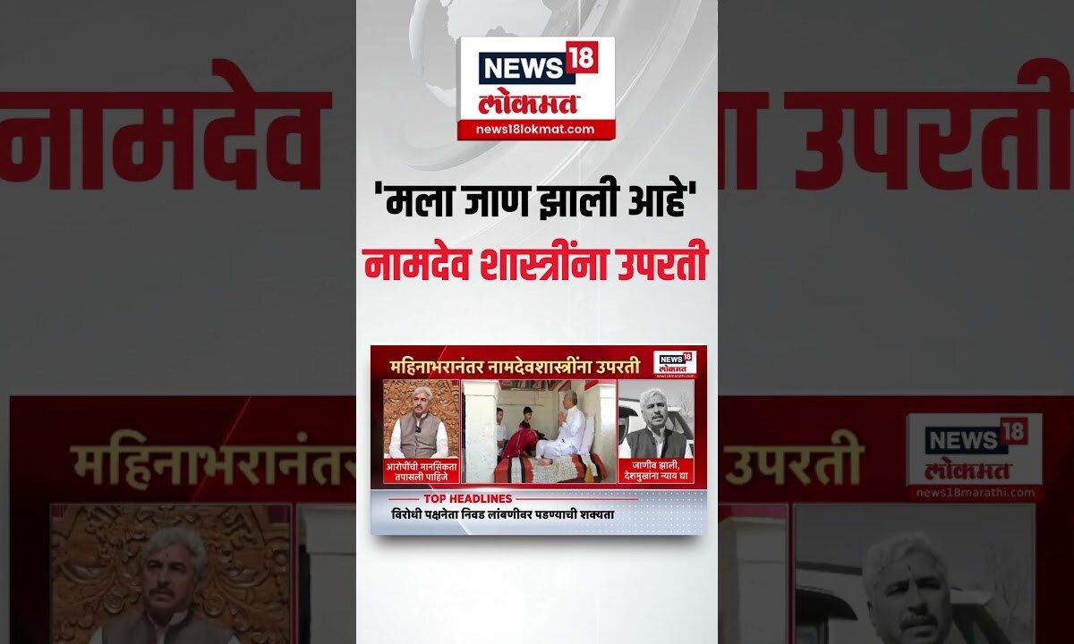 Namdev Shastri On Beed Sarpanch Case: Bhagwan Gad महंतांना उपरती? Dhananjay Munde