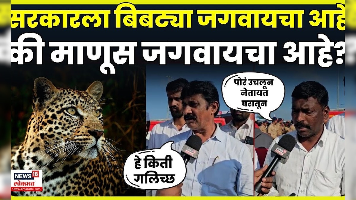 Shirur Bibtya News | लोकांना बिबट्याचा त्रास का आहे? गावकरी आक्रमक का? N18V