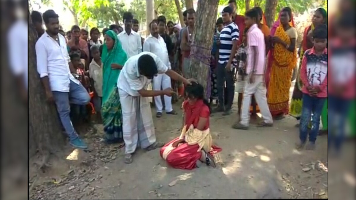 Bihar Woman Tied To Tree Thrashed On Panchayats Orders For Eloping
