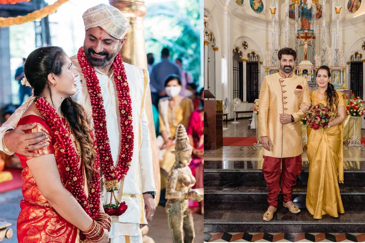 ಹಿಂದೂ-ಕ್ರೈಸ್ತ ಸಂಪ್ರದಾಯದಂತೆ ವಿವಾಹವಾದ ನಟ ರಾಜ್ ದೀಪಕ್ ಶೆಟ್ಟಿ