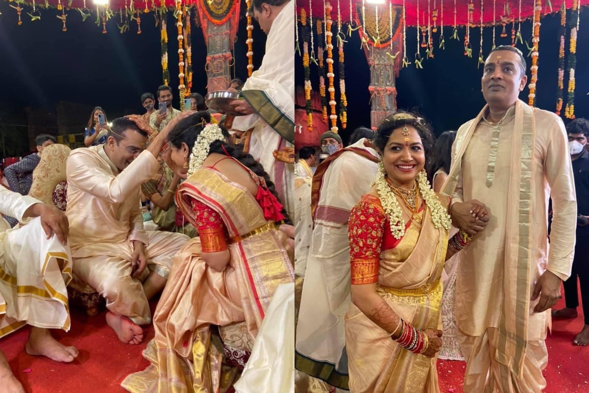 ಅದ್ಧೂರಿಯಾಗಿ ನೆರವೇರಿತು ಟಾಲಿವುಡ್ ಗಾಯಕಿ ಸುನೀತಾ-ರಾಮ್ ವಿರಪನೇನಿ ವಿವಾಹ ...