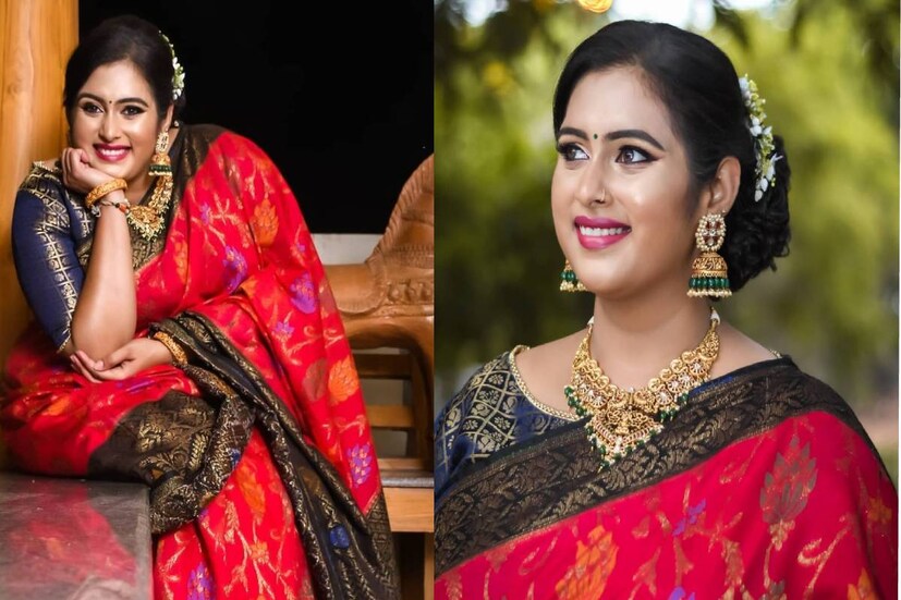 Geetha Bharathi Bhat: ಸೀರೆಯುಟ್ಟು ಹೂ ಮುಡಿದು ಕ್ಲಾಸಿ ಲುಕ್ ನಲ್ಲಿ ಕ್ಯಾಮೆರಾಗೆ ...