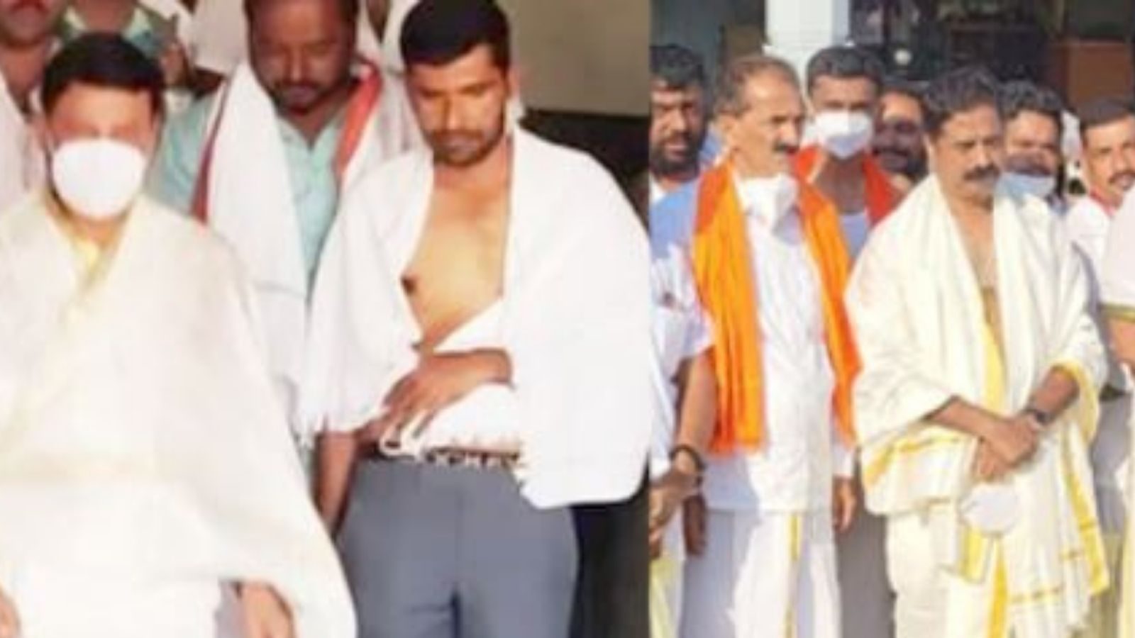 mla hartalu halappa and belur gopalakrishna visited dharmasthala over ...