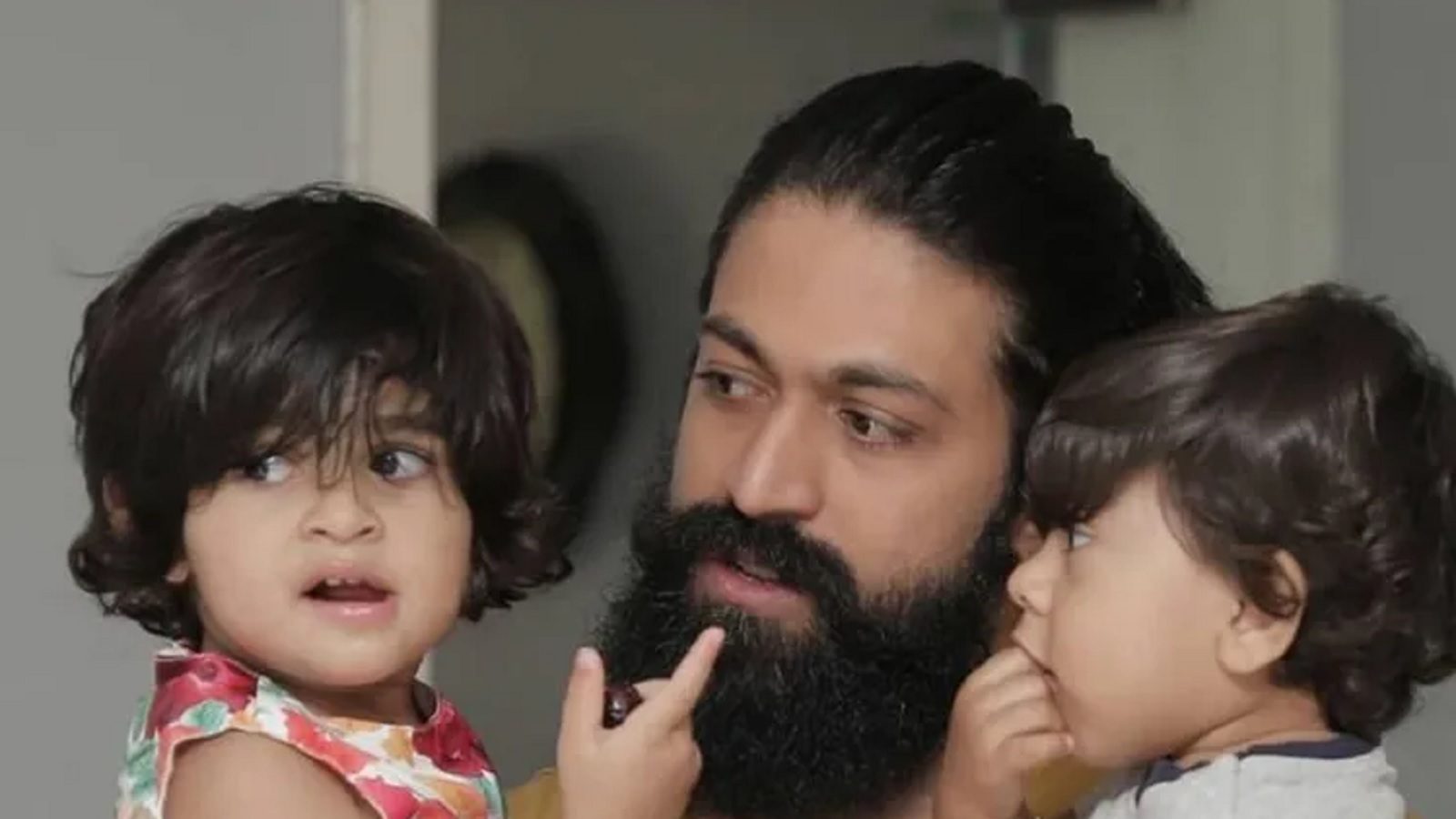 Rocking star yash wednesday was all about spending time with his kids ...