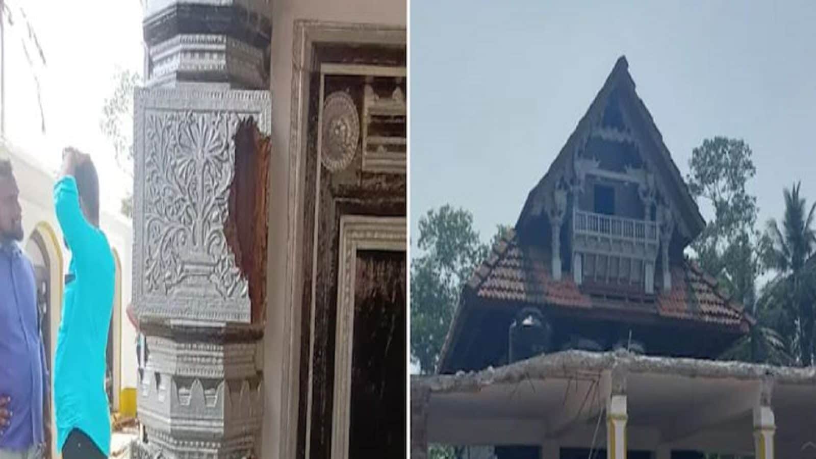 Temple like architecture found under old malali mosque mangaluru mrq ...