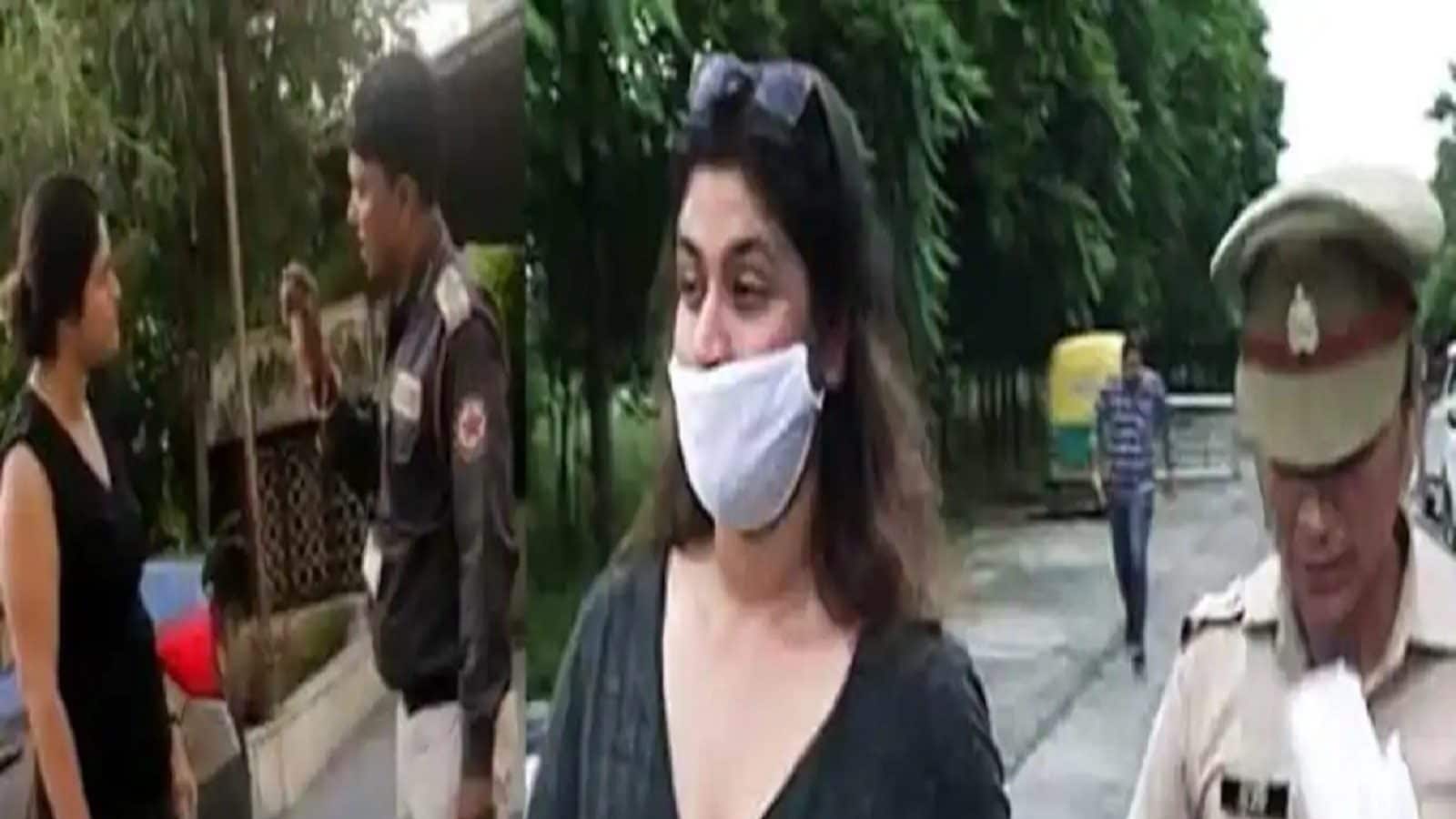 Noida Woman Viral Video: Noida Woman Abused Security Guard arrested Watch Viral Video | Viral ...