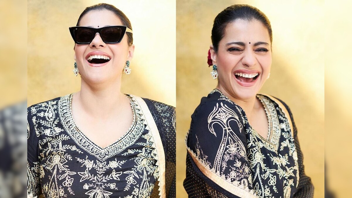 Kajol: ಬ್ಲ್ಯಾಕ್ ಔಟ್ ಫಿಟ್, ಬ್ಲ್ಯಾಕ್ ಗಾಗಲ್ಸ್ ಧರಿಸಿ ಕಾಜೊಲ್ ಫುಲ್ ಸ್ಮೈಲ್