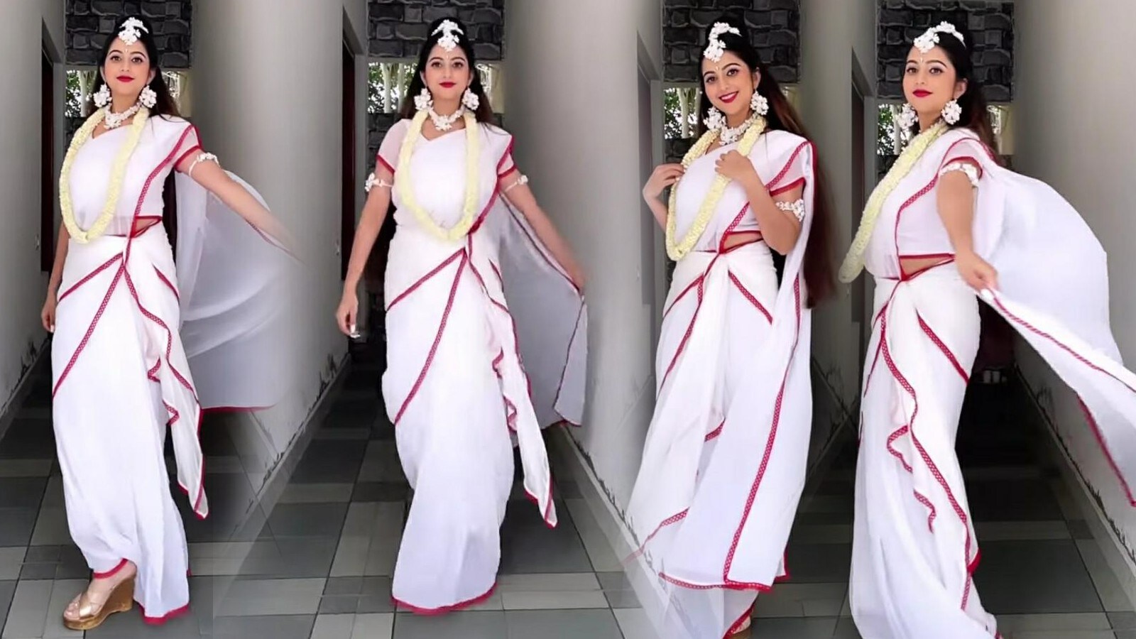 Niveditha Gowda: ನಿವೇದಿತಾ ಹೊಸ ಲುಕ್! ಹೈಹೀಲ್ಸ್ ಶಕುಂತಲೆ ಎಂದ ನೆಟ್ಟಿಗರು ...