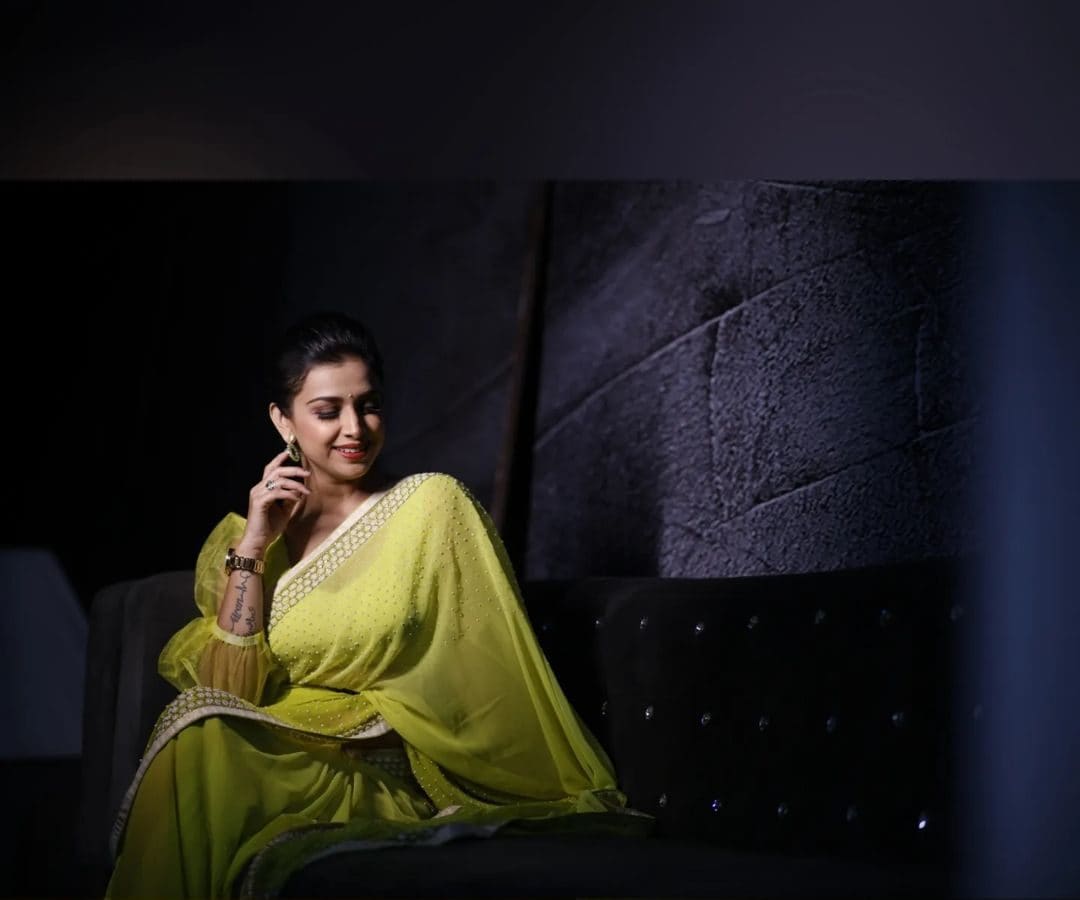 Shwetha Chengappa: ಲೆಮನ್ ಕಲರ್ ಸೀರೆಯಲ್ಲಿ ಶ್ವೇತಾ ಚೆಂಗಪ್ಪ! ಪ್ರೀತಿಯ ಸಂದೇಶ ...