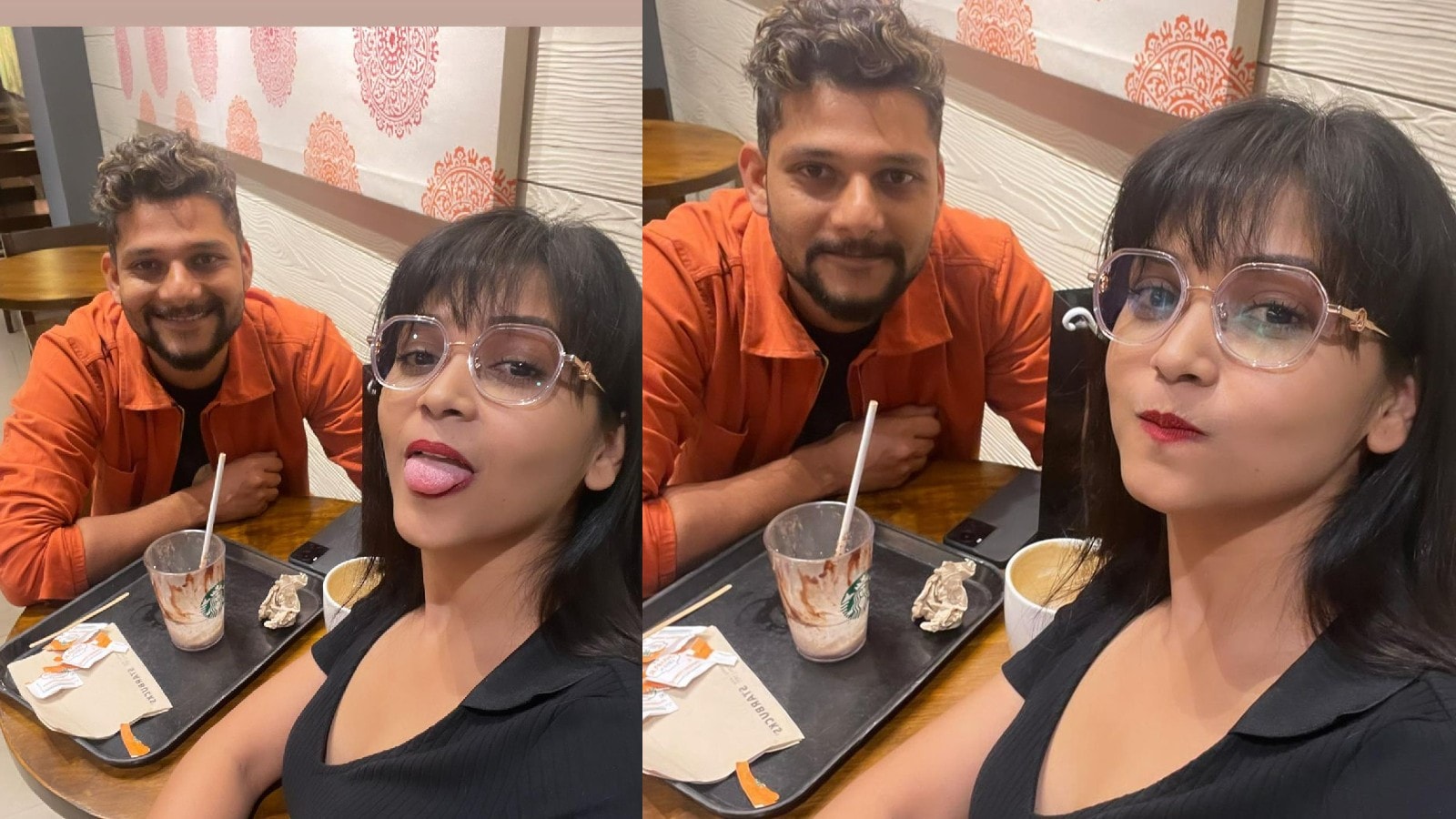 Bigg boss kannada season 9 contestants amulya gowda rakesh adiga met ...