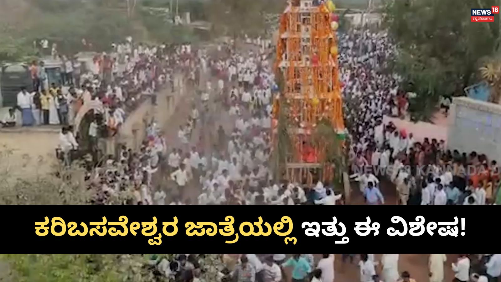 Yadgiri: ಅದ್ದೂರಿ ಕರಿಬಸವೇಶ್ವರ ರಥೋತ್ಸವದಲ್ಲಿ ಮಿಂದೆದ್ದ ಯಾದಗಿರಿ ...