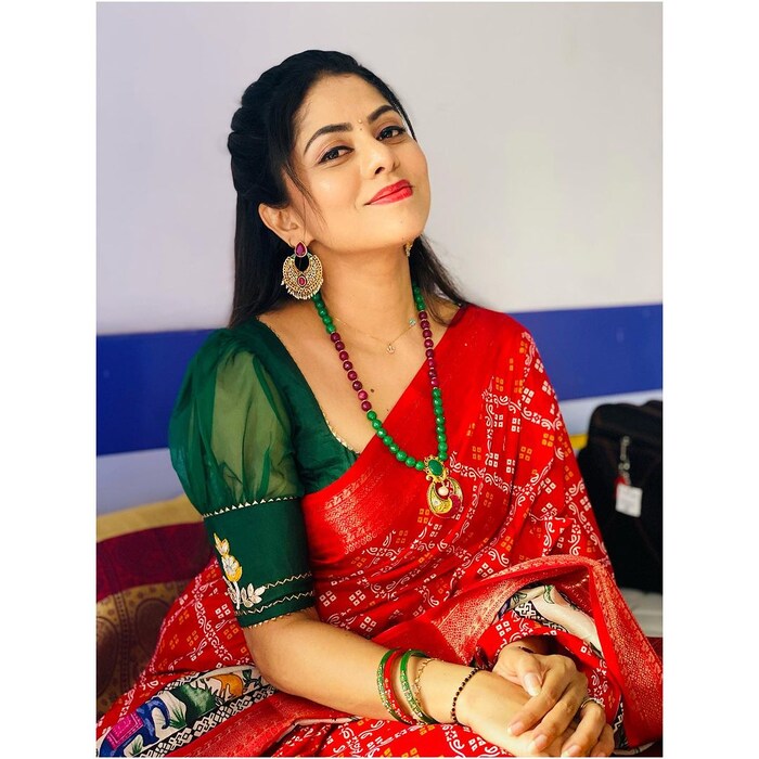 Sharmitha Gowda: ಕೆಂಪು ಸೀರೆಯಲ್ಲಿ ಭಾನುಮತಿ, ಬ್ಯೂಟಿಫುಲ್ ಗೌಡ್ತಿ ಎಂದ ಫ್ಯಾನ್ಸ್