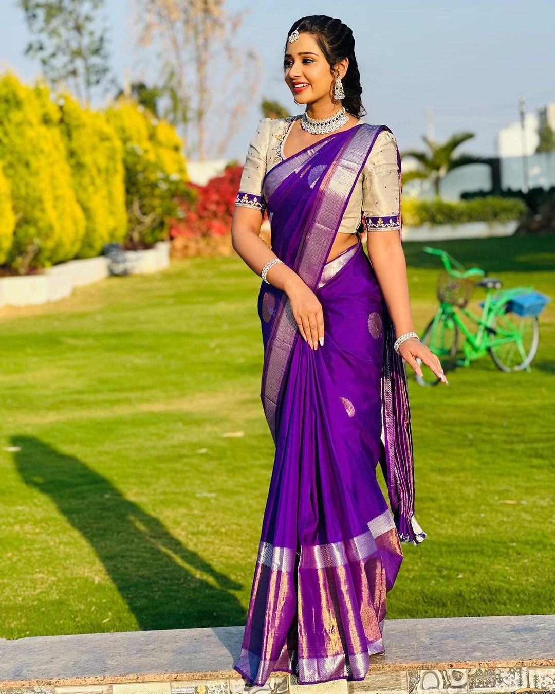 Ramachari Serial: ರಾಮಾಚಾರಿ ಬೆಡಗಿಯ ಸೂಪರ್ ಸೀರೆ ಲುಕ್! ಚಾರು ಸಖತ್ ಕ್ಯೂಟ್ ...