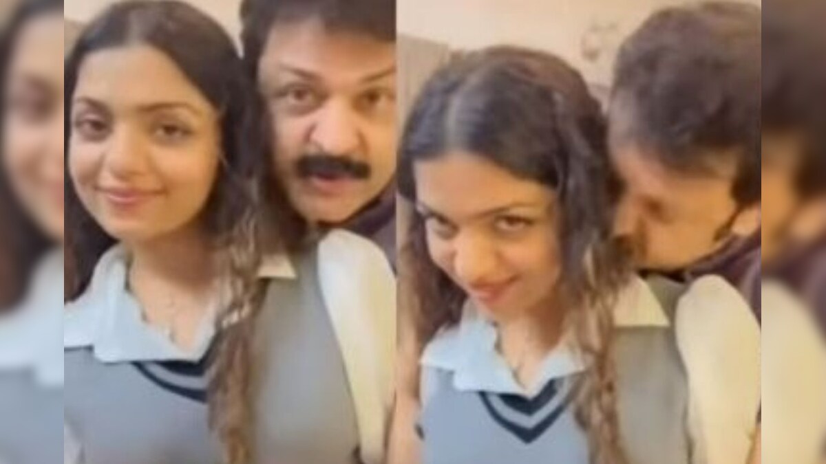 Mollywood actor krishna kumar trolled for hugging his daughter Hansika ...