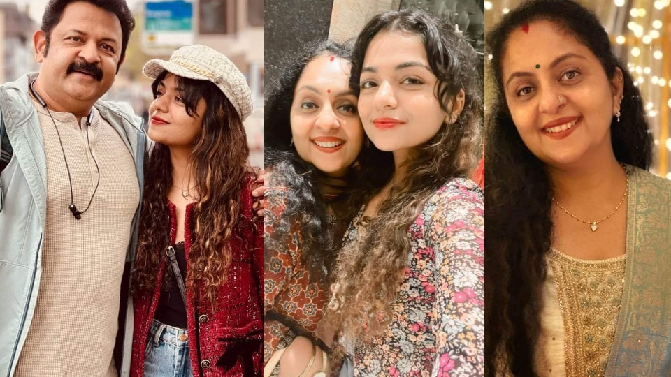 Mollywood actor krishna kumar trolled for hugging his daughter Hansika ...