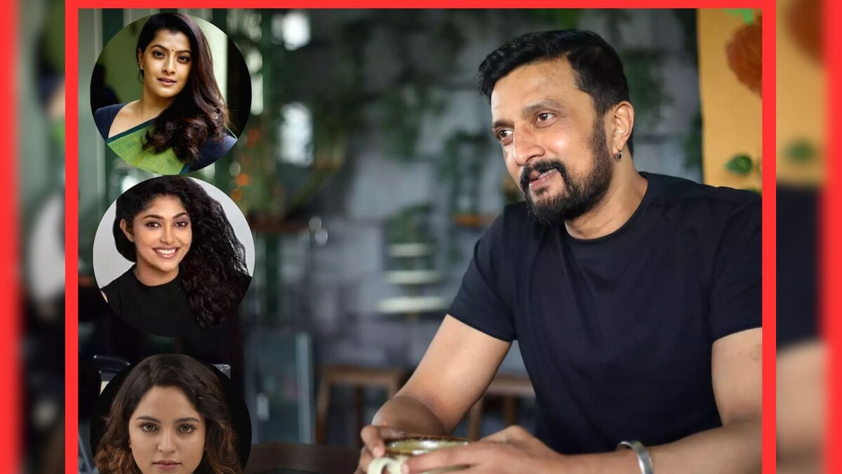 Kichcha Sudeep: ಮ್ಯಾಕ್ಸ್‌ ಸೆಟ್ಟಿಗೆ ಬಂದ ಮಾಣಿಕ್ಯದ ಚೆಲುವೆ | Sandalwood ...