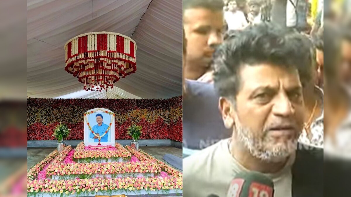 ಪುನೀತ್ ಸಮಾಧಿಗೆ ಪೂಜೆ ಸಲ್ಲಿಸಿದ ಶಿವಣ್ಣ, ಅಪ್ಪು ಎಲ್ಲೂ ಹೋಗಿಲ್ಲ, ಇಲ್ಲೇ ಇದ್ದಾರೆ ...