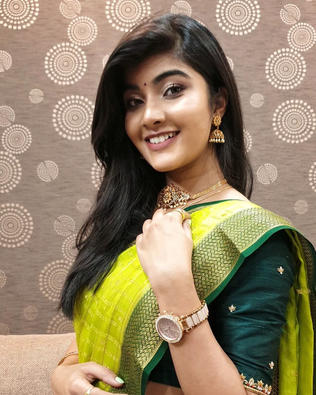 Amrutha Prem: ಗಿಣಿ ಹಸಿರು ಸೀರೆಯಲ್ಲಿ ಅಮೃತಾ! ತುಂಬಾ ಲಕ್ಷಣವಾಗಿದ್ದೀರಿ ಎಂದ ...