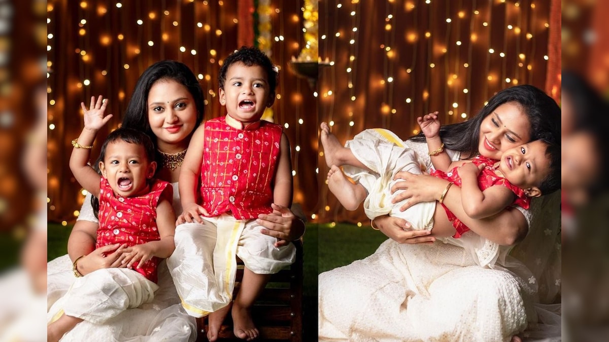 | Actress Amulya celebrated Deepavali with her children beautiful ...