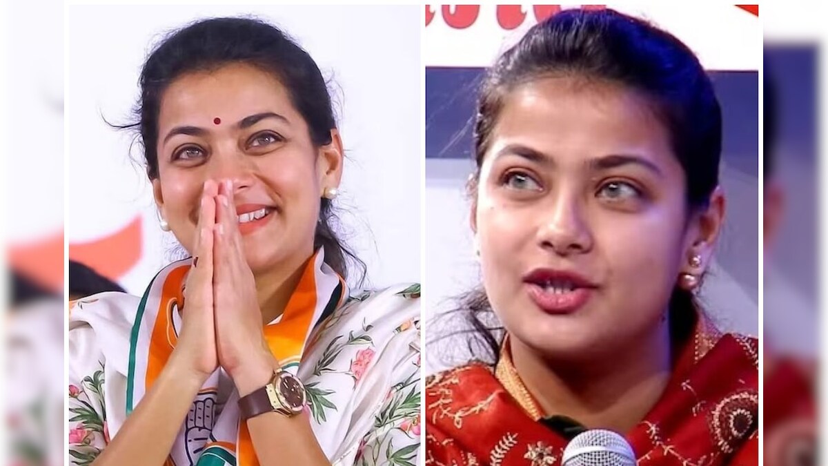 Praniti Shinde: ರೇವಂತ್ ರೆಡ್ಡಿ ಪ್ರಮಾಣ ವಚನ ಸಮಾರಂಭದಲ್ಲಿ ರಾರಾಜಿಸಿದ ಆ ಸುಂದರಿ ...