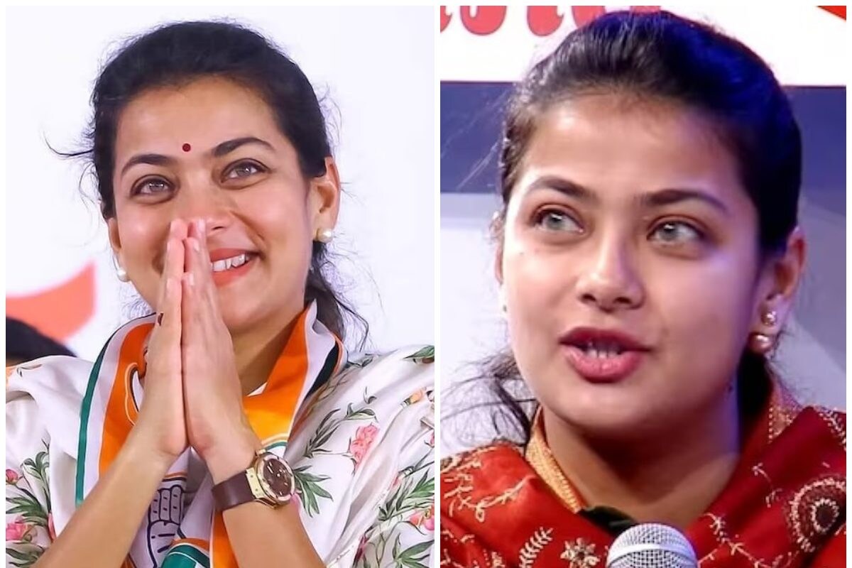 Praniti Shinde: ರೇವಂತ್ ರೆಡ್ಡಿ ಪ್ರಮಾಣ ವಚನ ಸಮಾರಂಭದಲ್ಲಿ ರಾರಾಜಿಸಿದ ಆ ಸುಂದರಿ ...
