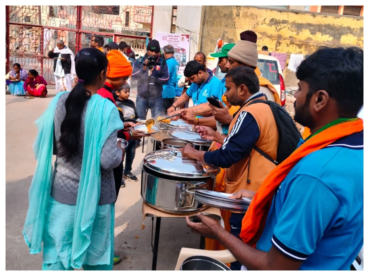 Adamya Chetana: ಅಯೋಧ್ಯೆಯಲ್ಲಿ ಅದಮ್ಯ ಚೇತನದಿಂದ ಅನ್ನದಾನ; ಭಕ್ತರಿಗೆ ಸಿಗಲಿದೆ ...