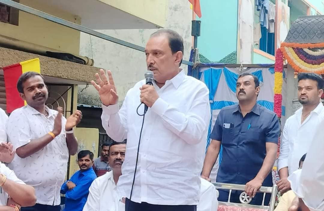 Congress MLA: ಬೆಂಗಳೂರಿನಲ್ಲಿ ಶ್ರೀರಾಮನ ಕಟೌಟ್ ಹಾಕಿದ ಕಾಂಗ್ರೆಸ್ ಶಾಸಕರು | Congress MLA m krishnappa ...