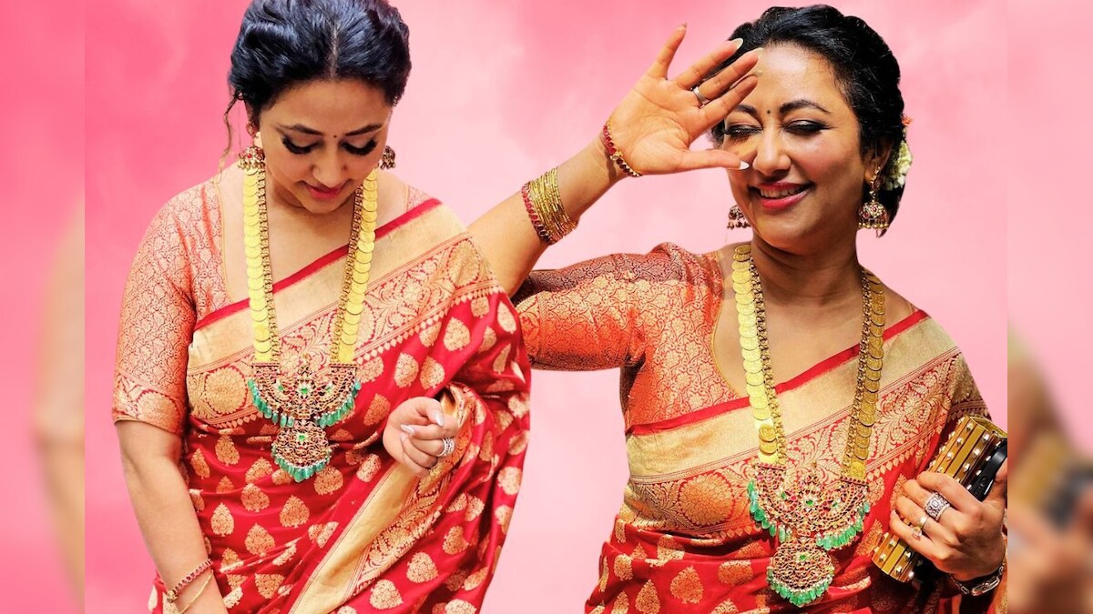 Vijaya Lakshmi: ಕೆಂಪು ಝರಿ ಸೀರೆಯಲ್ಲಿ ಮಿಂಚಿದ ದರ್ಶನ್ ವೈಫ್! ವಿಜಯಲಕ್ಷ್ಮಿ ...