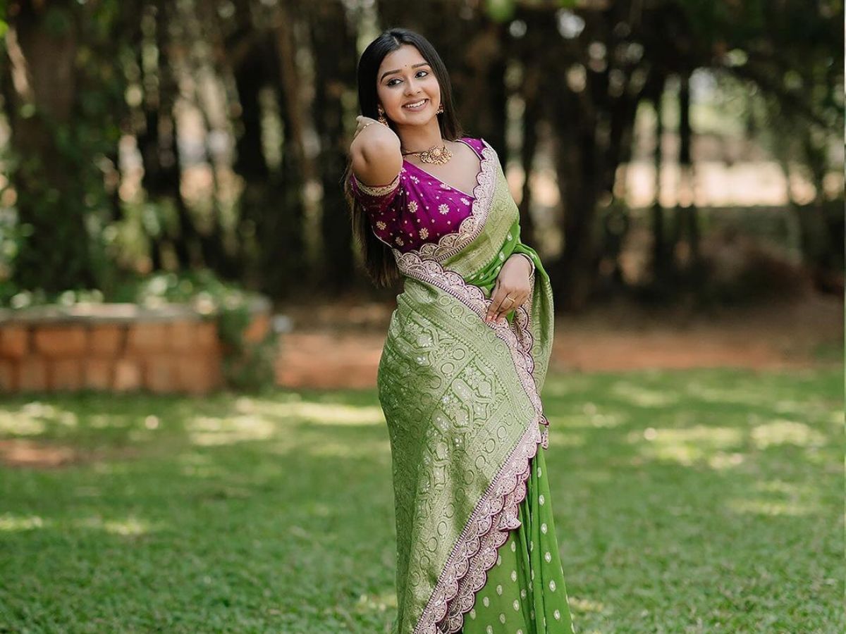 Mouna Guddemane: ಹಸಿರು ಸೀರೆಯಲ್ಲಿ ಮೌನ ಗುಡ್ಡೆಮನೆ! ರಾಮಾಚಾರಿ ಚೆಲುವೆ ಅಂದ-ಚಂದ ...