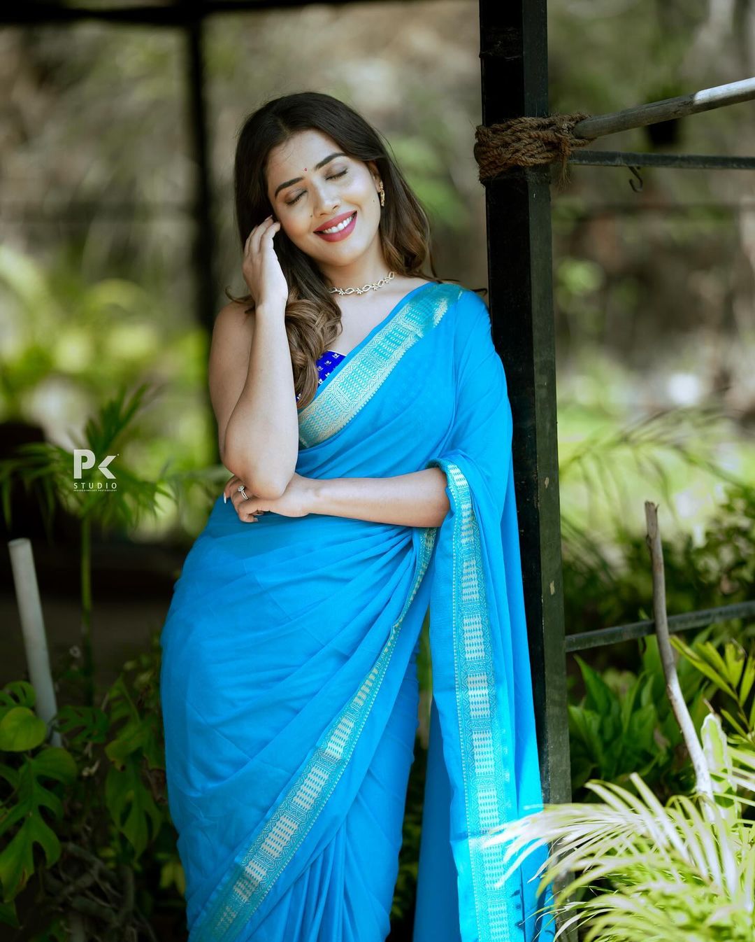 Sara Annaiah: ಆಕಾಶನೀಲಿ ಬಣ್ಣದ ಸೀರೆಯಲ್ಲಿ ಸಾರಾ ಅಣ್ಣಯ್ಯ! ಮಹಿಳಾ ದಿನದಂದು ...