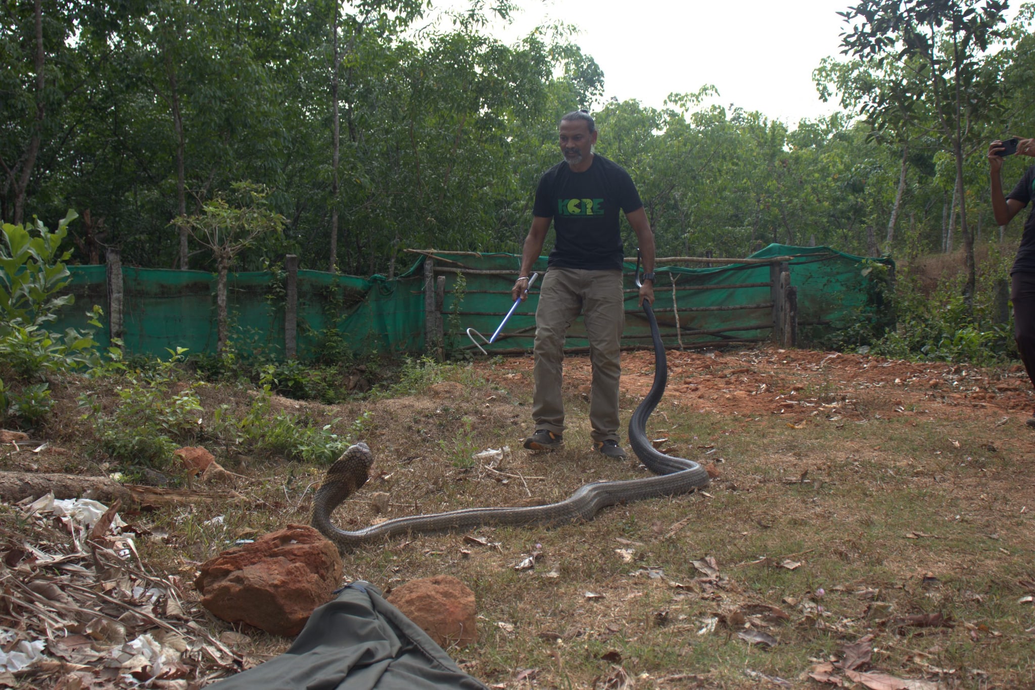 King Cobra: ಹೆಬ್ರಿಯಲ್ಲಿ ದೈತ್ಯ ಕಾಳಿಂಗ ಸರ್ಪದ ರಕ್ಷಣೆ; ಇದರ ತೂಕ, ಉದ್ದ ಕಂಡು ...